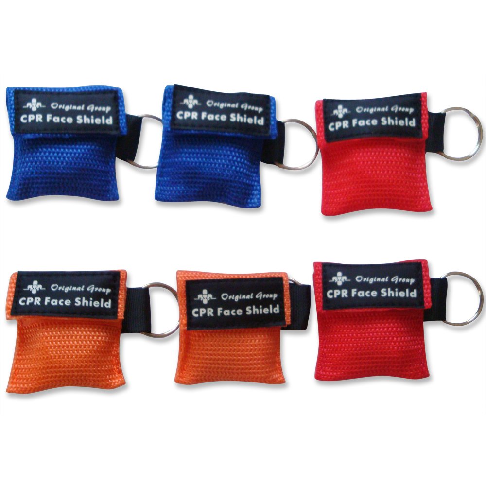 Amazon.com: 50-Pack CPR Masks Keychain Ring Emergency Kit CPR Face ...