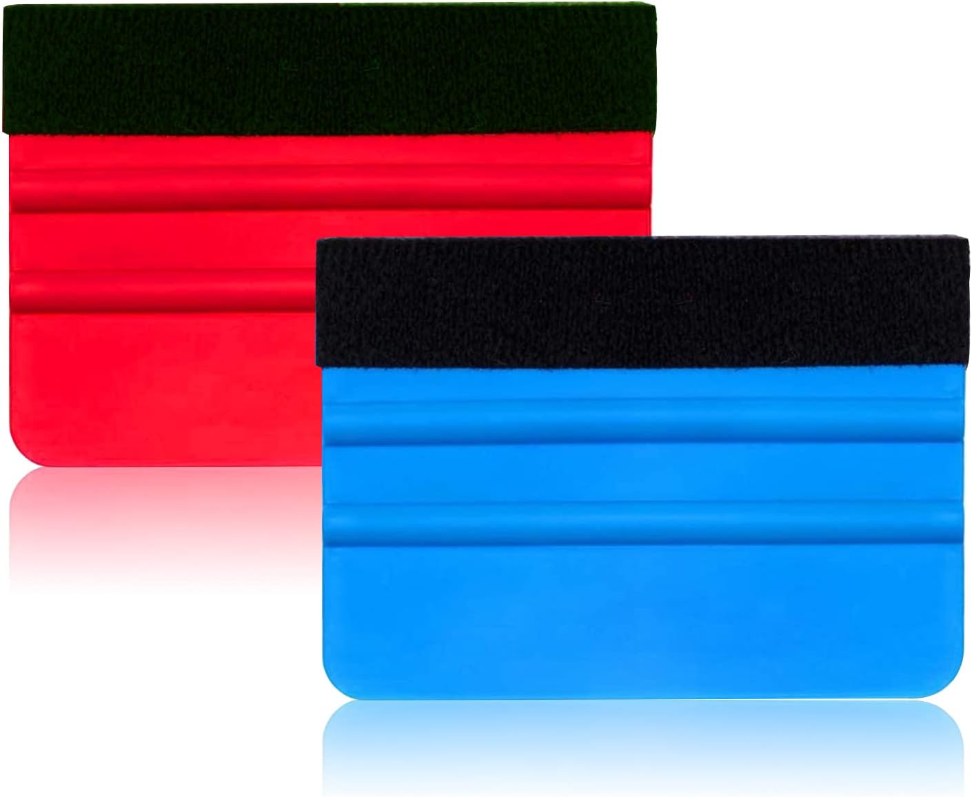 2 Pcs Blue Vinyl Wrap Tools, 4 Inch Felt Edge Squeegee, Vinyl Wrap for ...