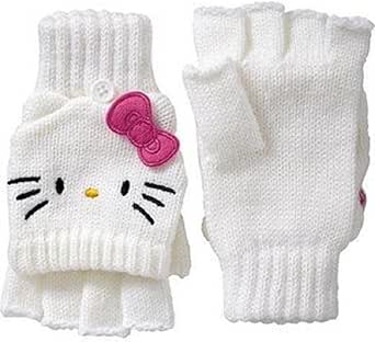 Amazon.com: Hello Kitty Girls Convertible Mittens by Sanrio: Clothing ...