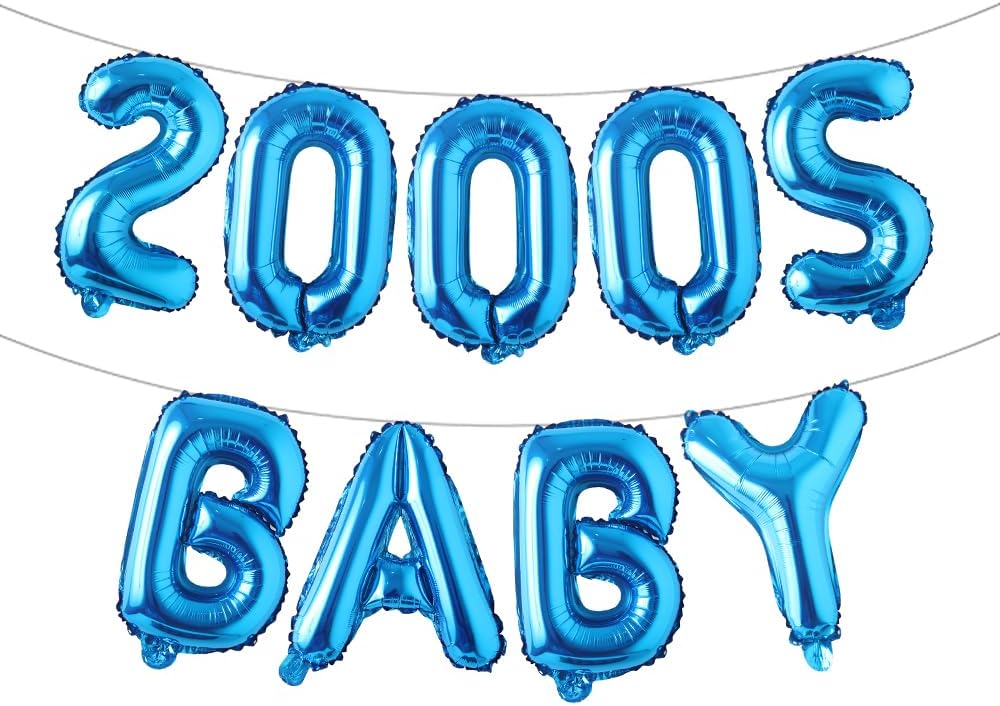 Amazon.com: 2000s Baby Party Decor Y2K Early 2000s Party Backdrop ...