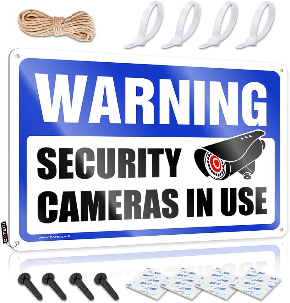 Amazon.com: Cool Room Accessories For Teens Boys Warning Security ...