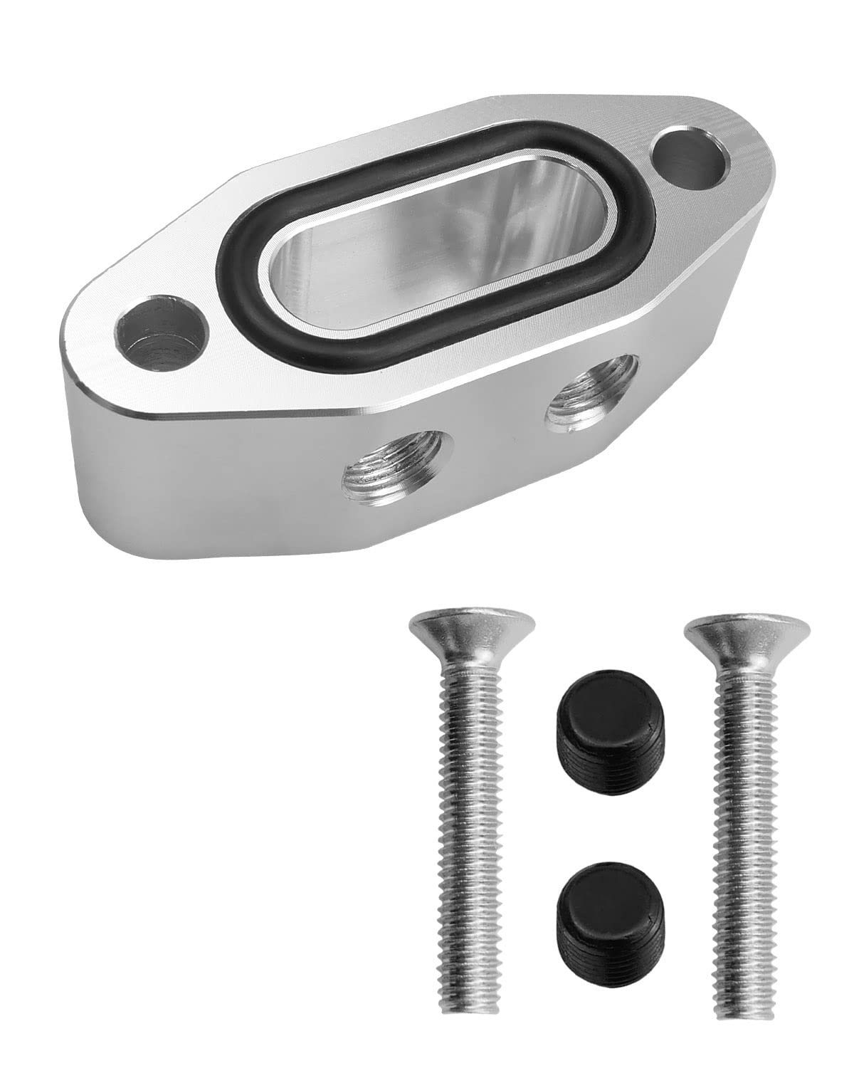 Snapklik.com : LS Oil Port Adapter 90 Degree 1/8" NPT LS Twin Turbo Oil ...