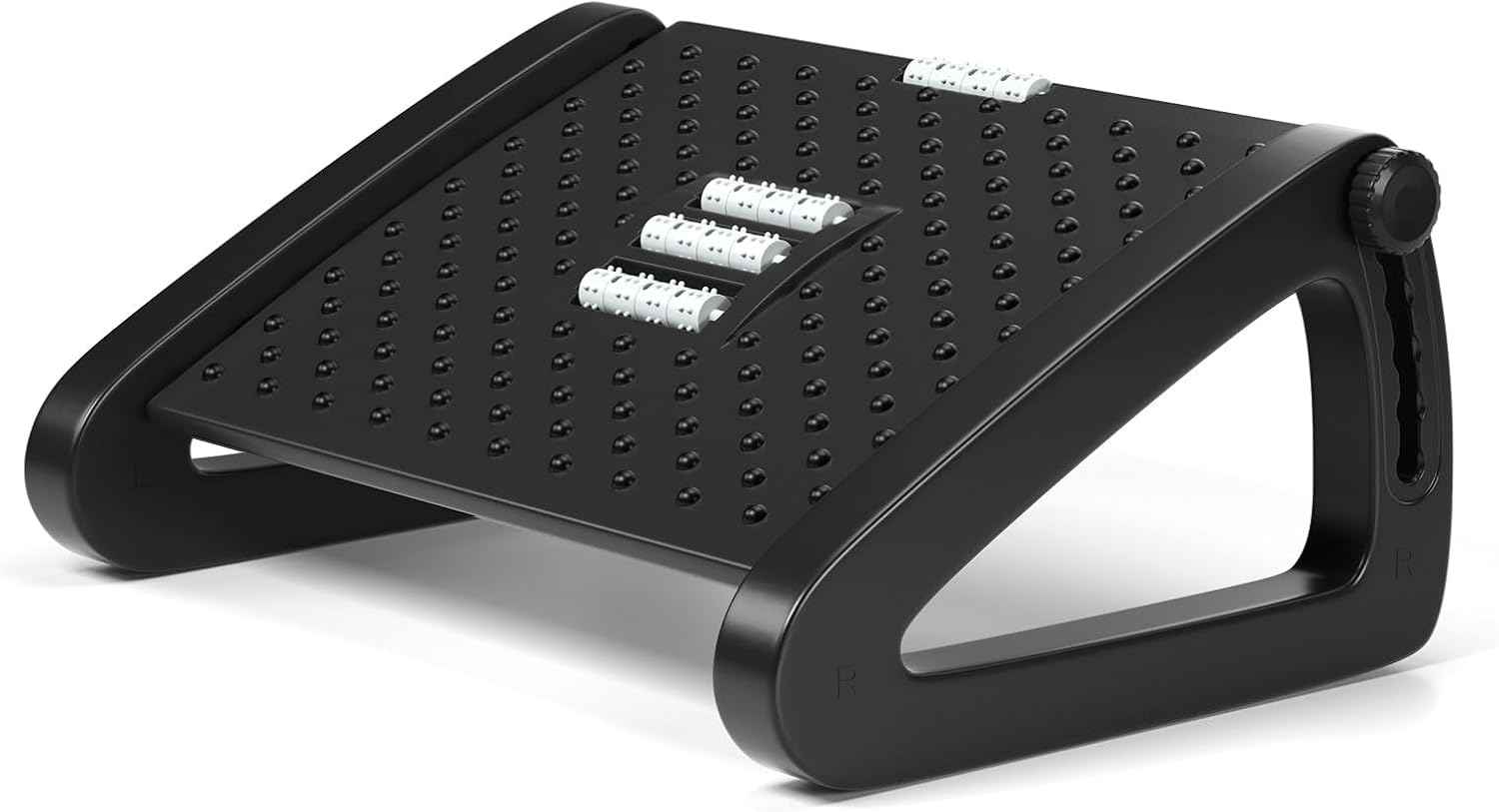 AMUSPK Office Foot Rest - Adjustable Height Footrest Under Desk ...