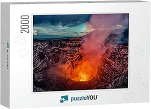 Amazon.com: Volcano Crater Eruption with Flowing Lava & Smoke. The Ma ...