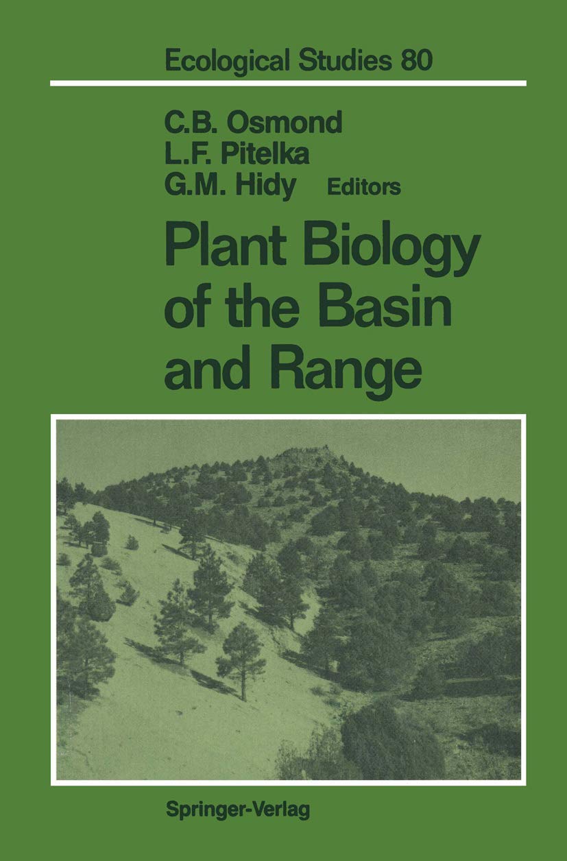 Amazon.com: Plant Biology of the Basin and Range (Ecological Studies ...