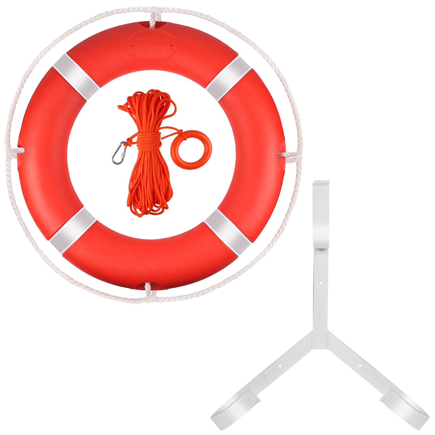 Life Ring,23" and 28" Boat Safety Throw Rings with Water Floating ...