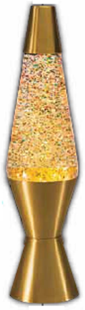 Lamp Lava 2131 inch, Baseax, 14.5", Rainbow Glitter, Clear Liquid and ...