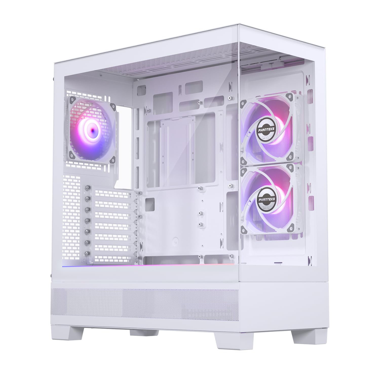 Amazon.com: Phanteks XT View, Mid-Tower Gaming Chassis, Tempered Glass ...