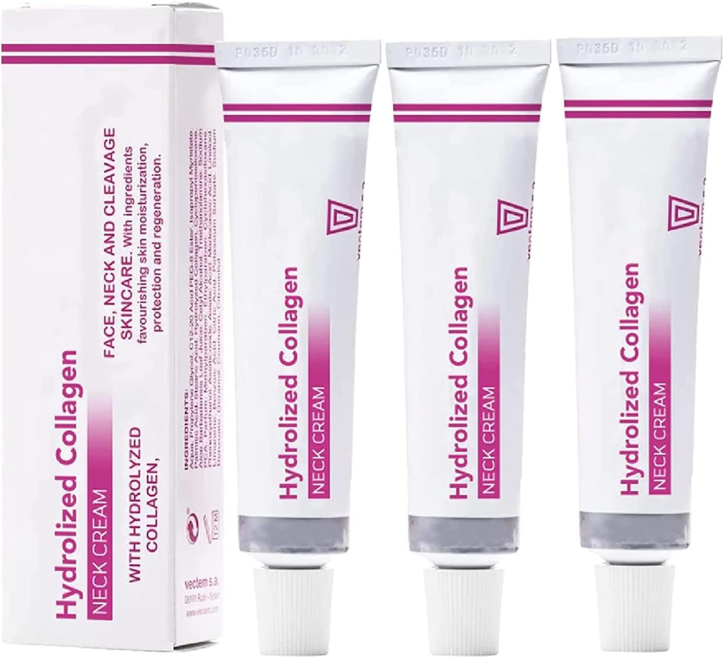 Spain NECKPON Hydrolized Collagen Neck Cream, Anti Aging Neck Firming ...