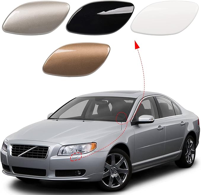 Amazon.com: Front Bumper Headlight Washer Nozzle Cover Cap Fit for ...