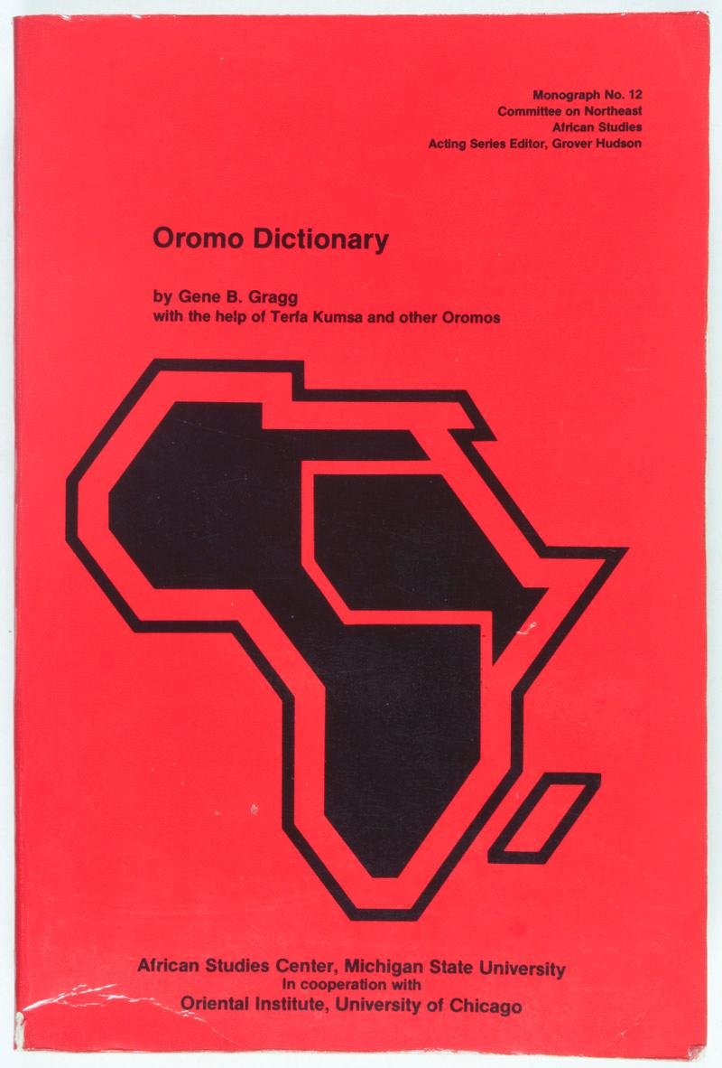 Oromo Dictionary : Gragg, Gene: Amazon.in: Books