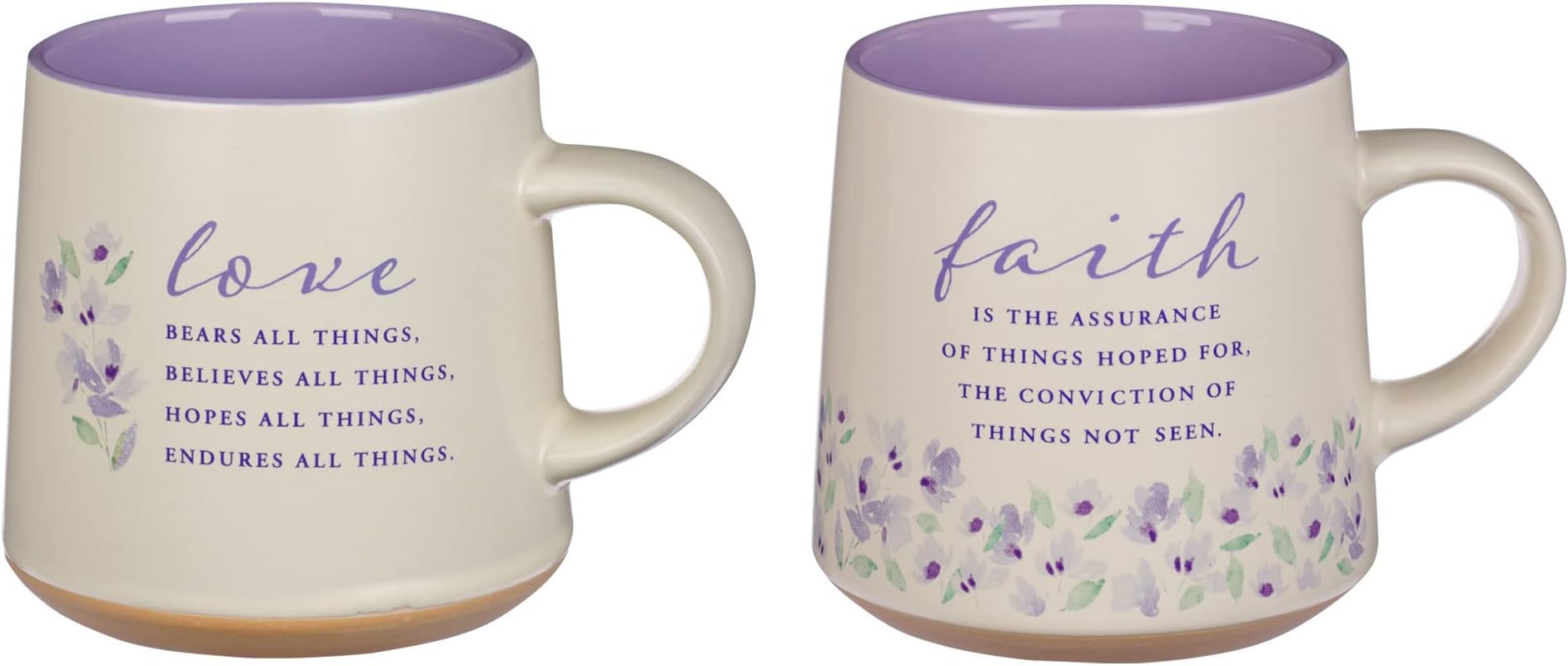 Amazon.com: Christian Art Gifts Novelty Floral Ceramic Coffee & Tea Mug ...