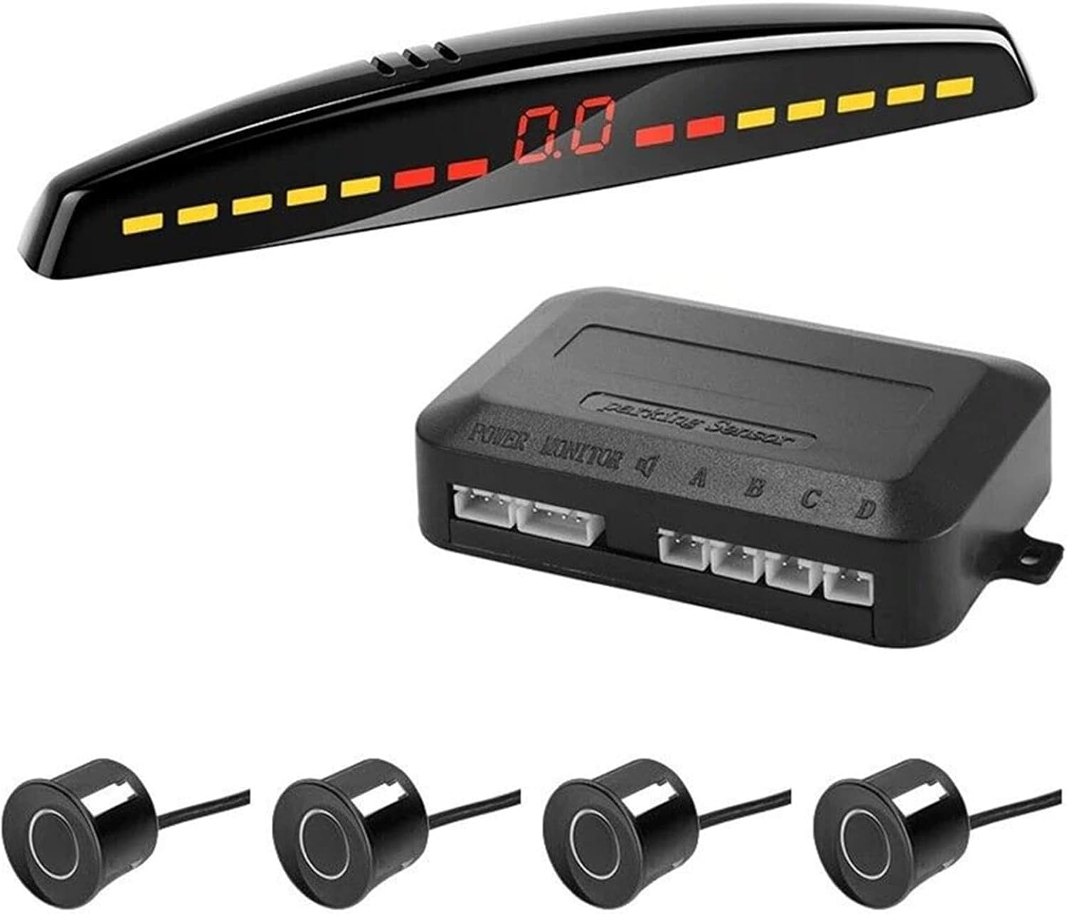 Amazon.com: Reverse Radar Smart Parktronic for Cars LED Display ...