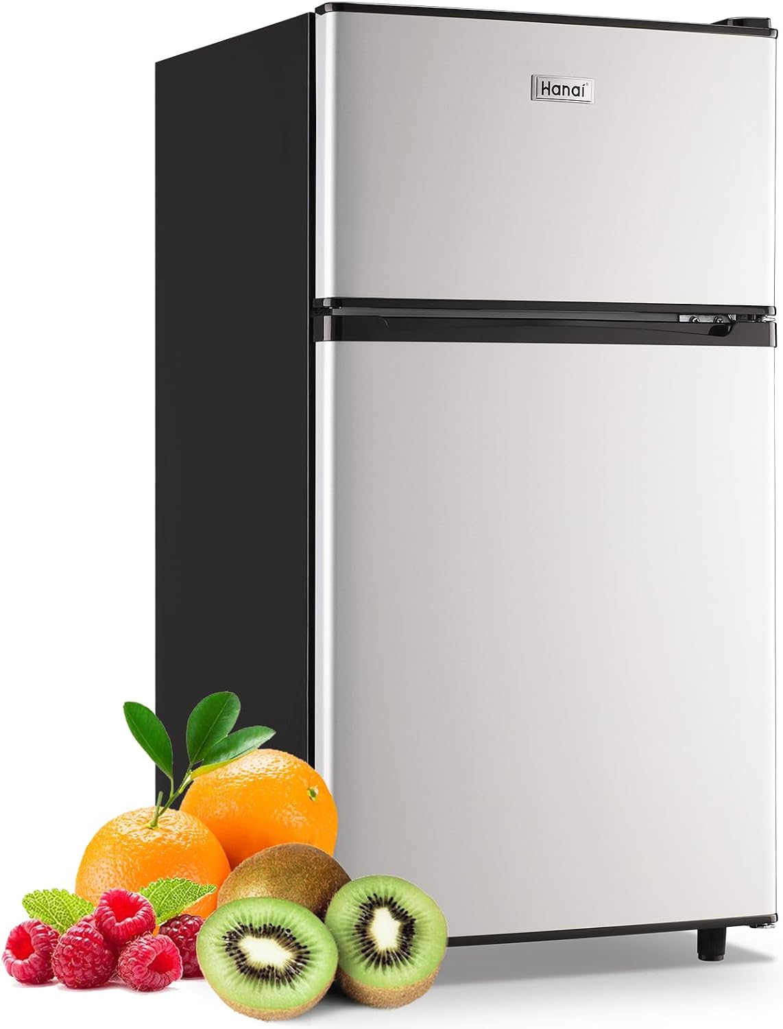 Amazon.com: WANAI Refrigerator 3.5 Cu.Ft Refrigerator with Freezer ...