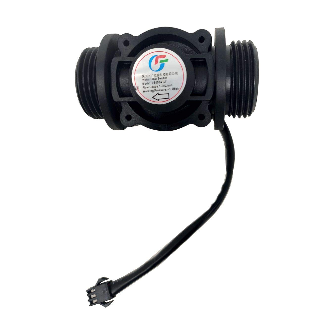 SunRobotics Water Flow Sensor DC3.5-24V 1 Inch 2-100L/min Hall ...