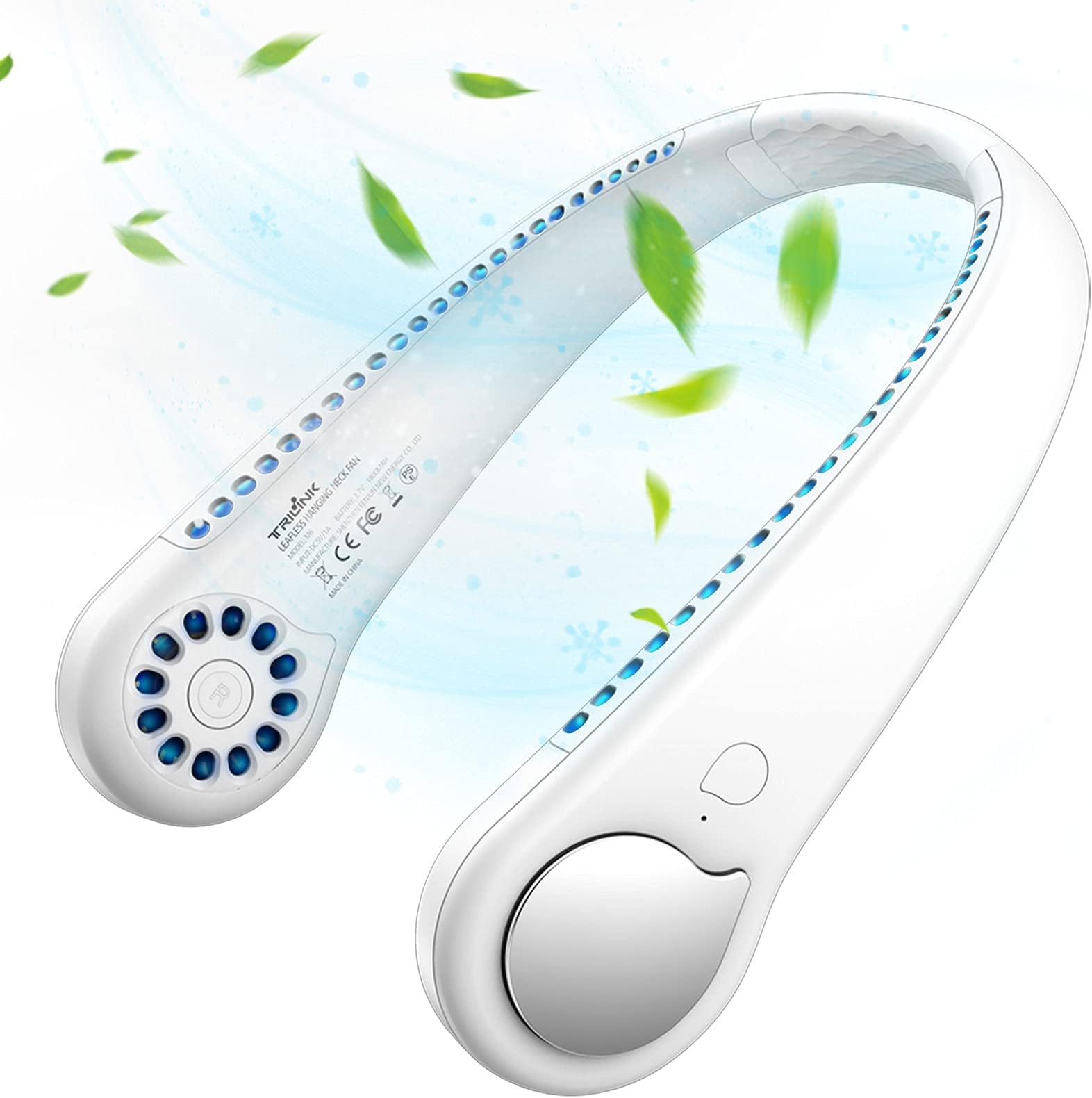 Amazon.com: DGLK The Portable Neck Fan From Popular Earphone Design,The ...