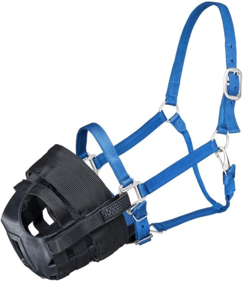 Amazon.com: Tough 1 Easy Breathe Grazing Muzzle Attach Pony : Sports ...