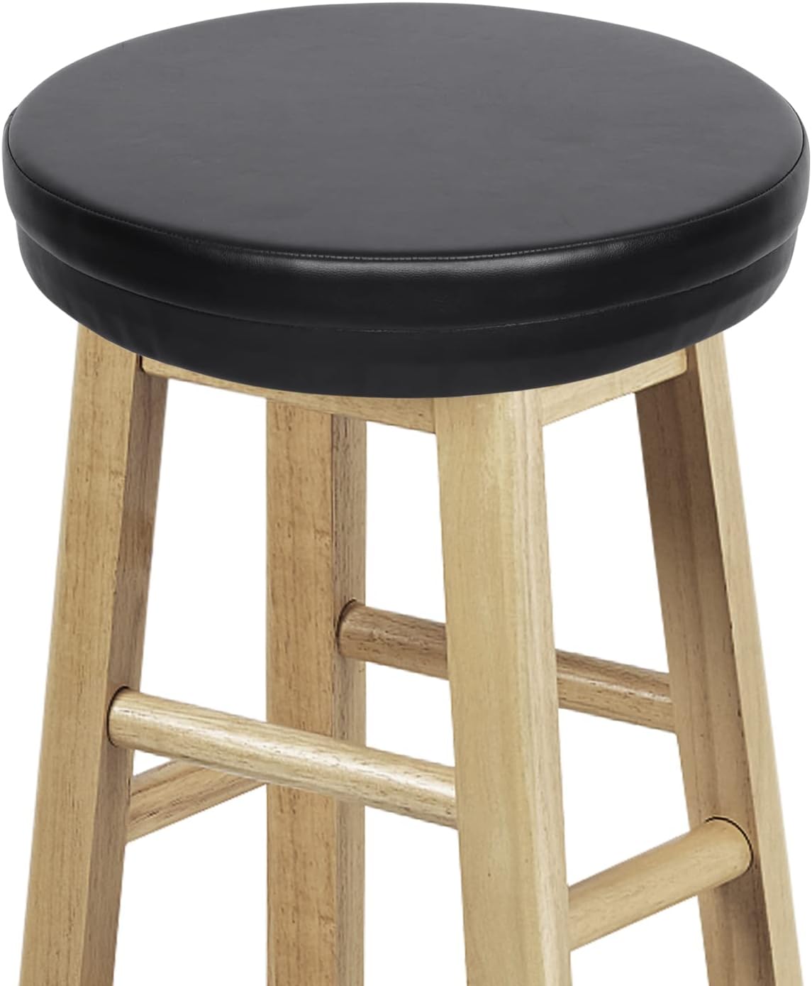 Amazon.com: ALoveTree 2PC 16in Round Bar Stool Cover Watedrproof Faux ...