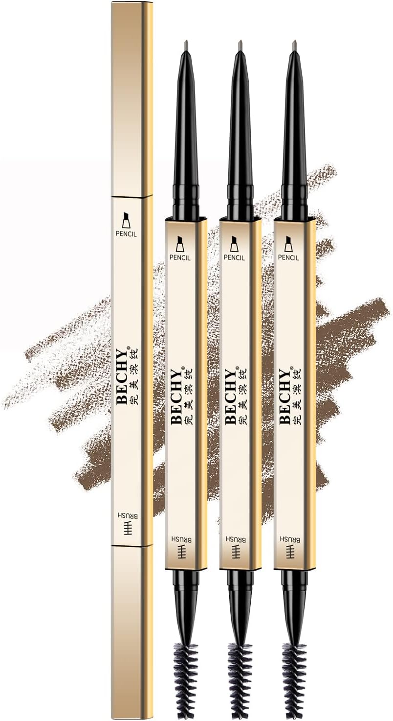 Amazon.com : 12Pcs Waterproof Light Brown Eyebrow Pencil Set ...