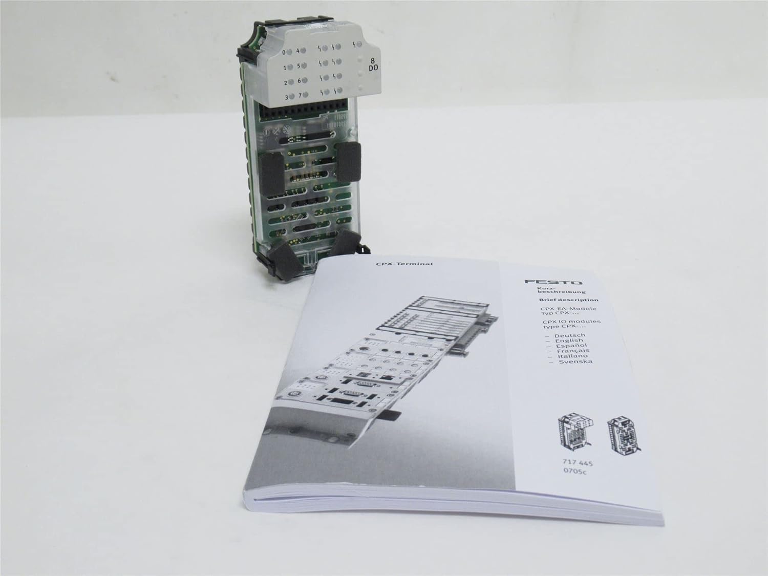 FESTO CPX-8DA 18-30 VDC, 24 VDC, 4 AMP, -5 to +50 Degree C, 8 OUTPUTS ...