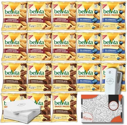 Amazon.com: belVita Bites Breakfast Biscuits Variety Pack. 3 Natural ...