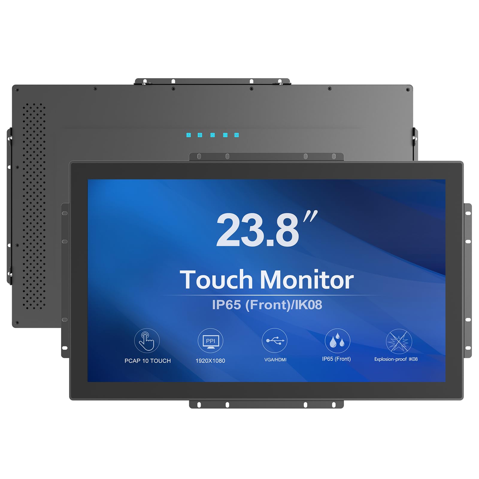 Snapklik.com : 23.8 Inch 10 Points PCAP Open Frame Touch Screen LCD ...
