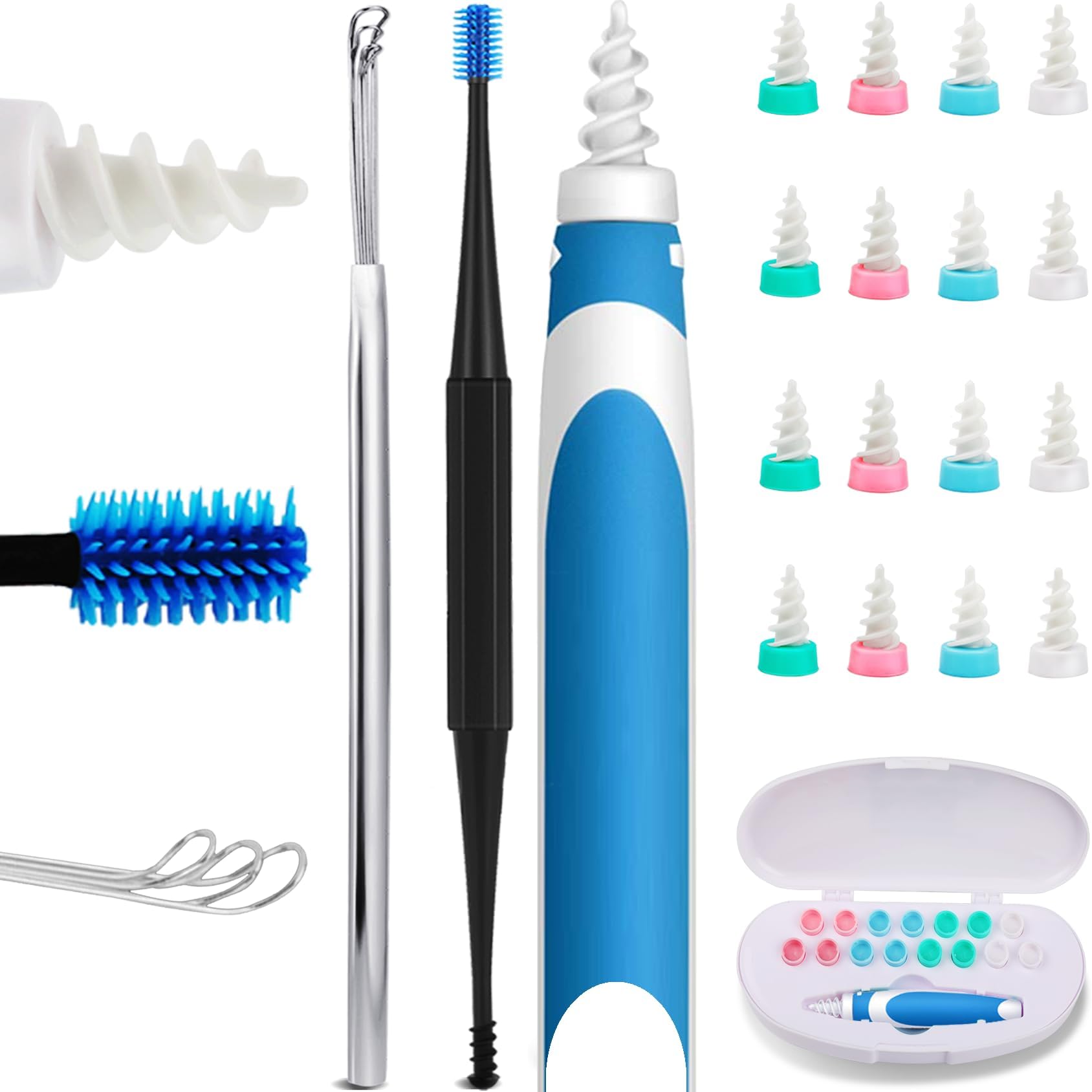 Amazon.com: Q-Grips-Earwax-Remover Ear Wax Removal Tool Ear Wax Remover ...