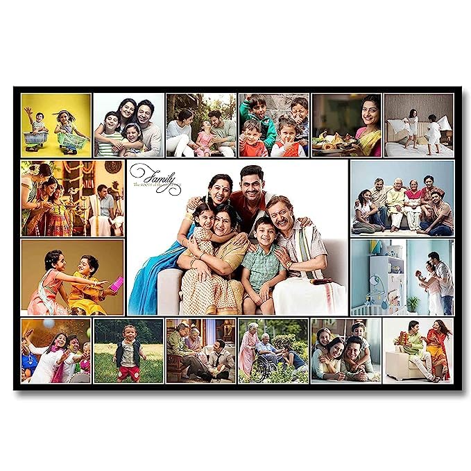 Personalised Photo Collage Frames for Walls Decorations13x19 inch ...