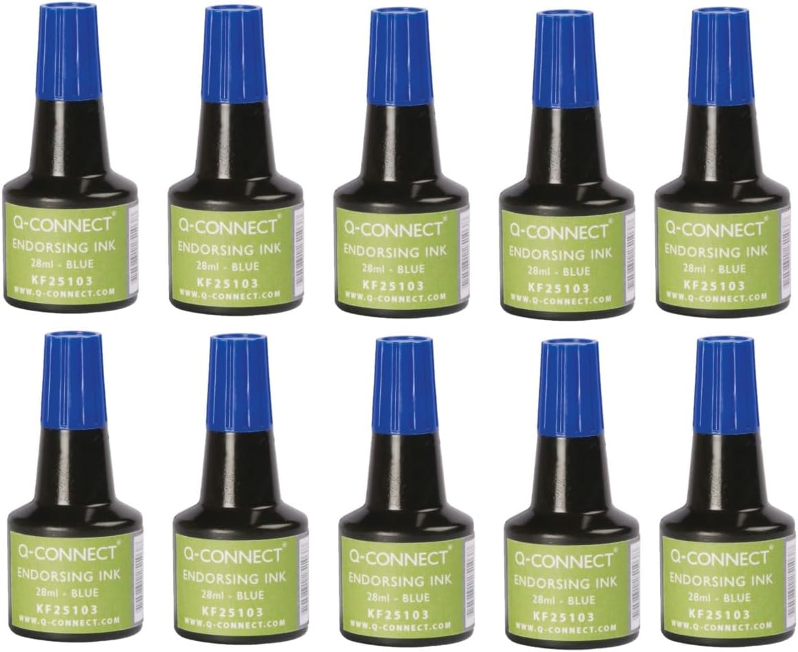 Trodat Blue Ink Bottle - 28 ml - Replacement Ink for Hand Stamp Ink ...