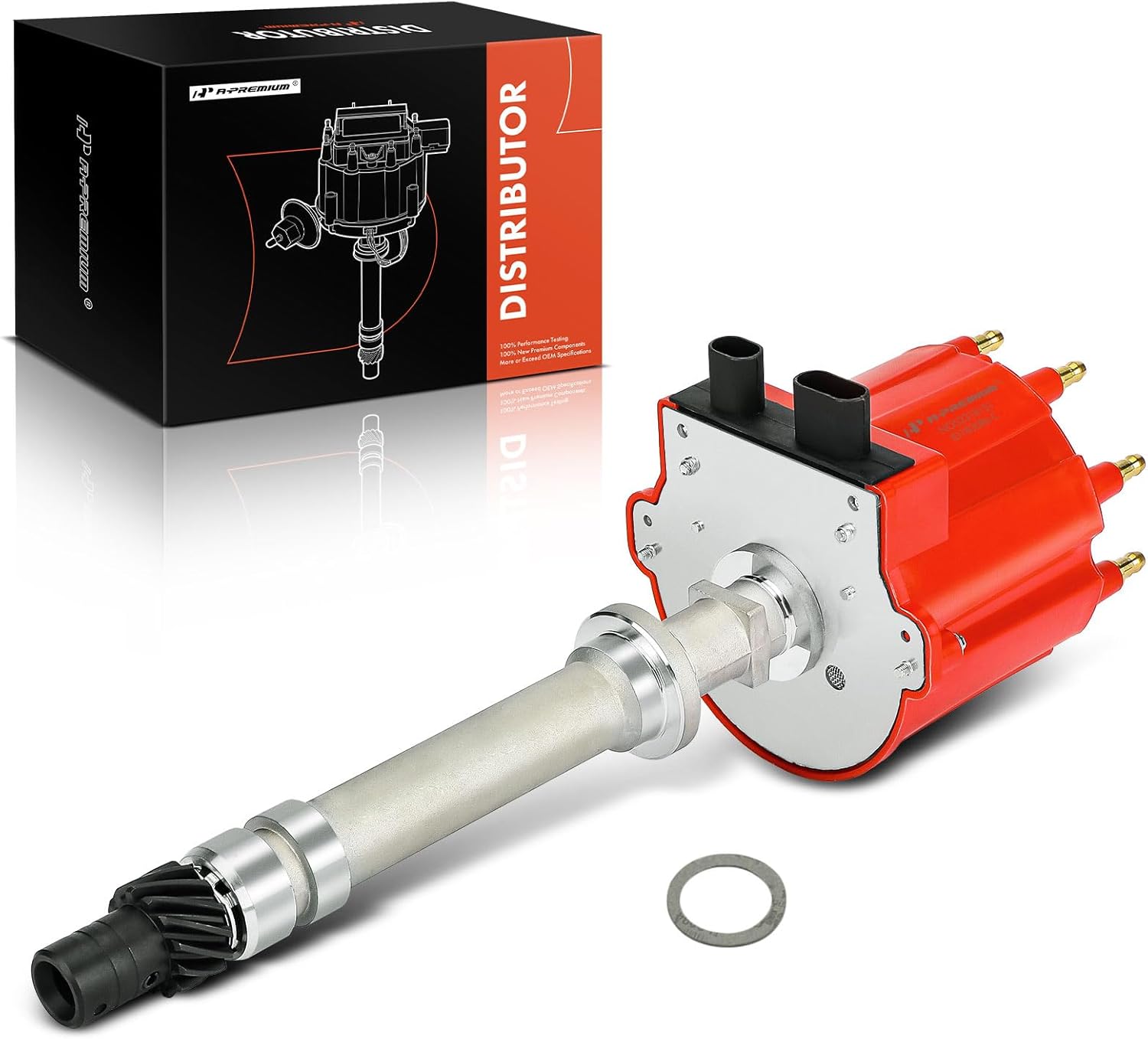 A-Premium Ignition Distributor with Cap and Rotor Compatible with ...