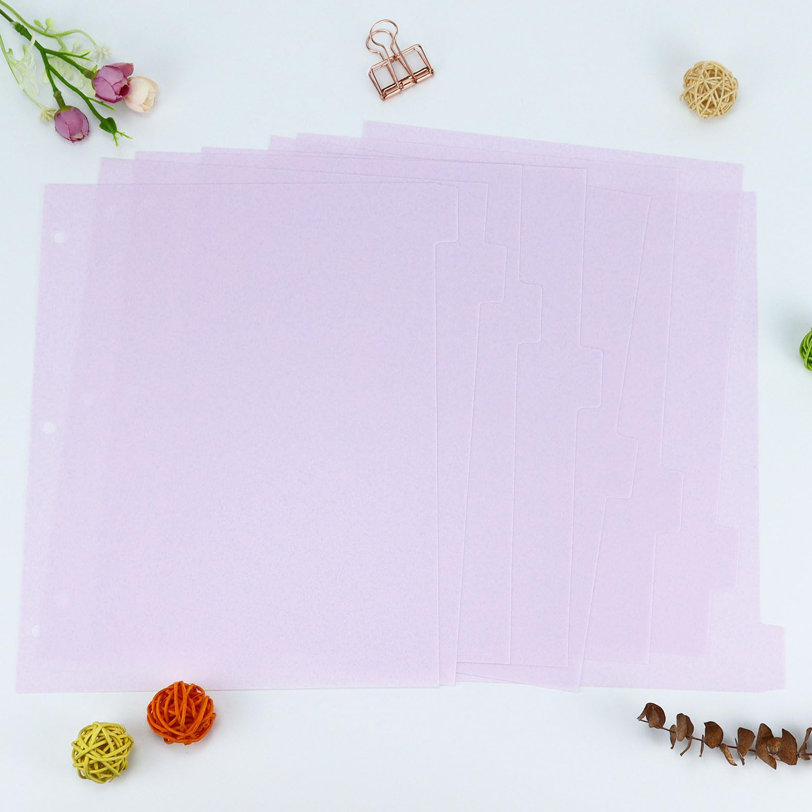 Snapklik.com : Koqye 8-Tab Binder Index Dividers For 3 Ring Binders ...