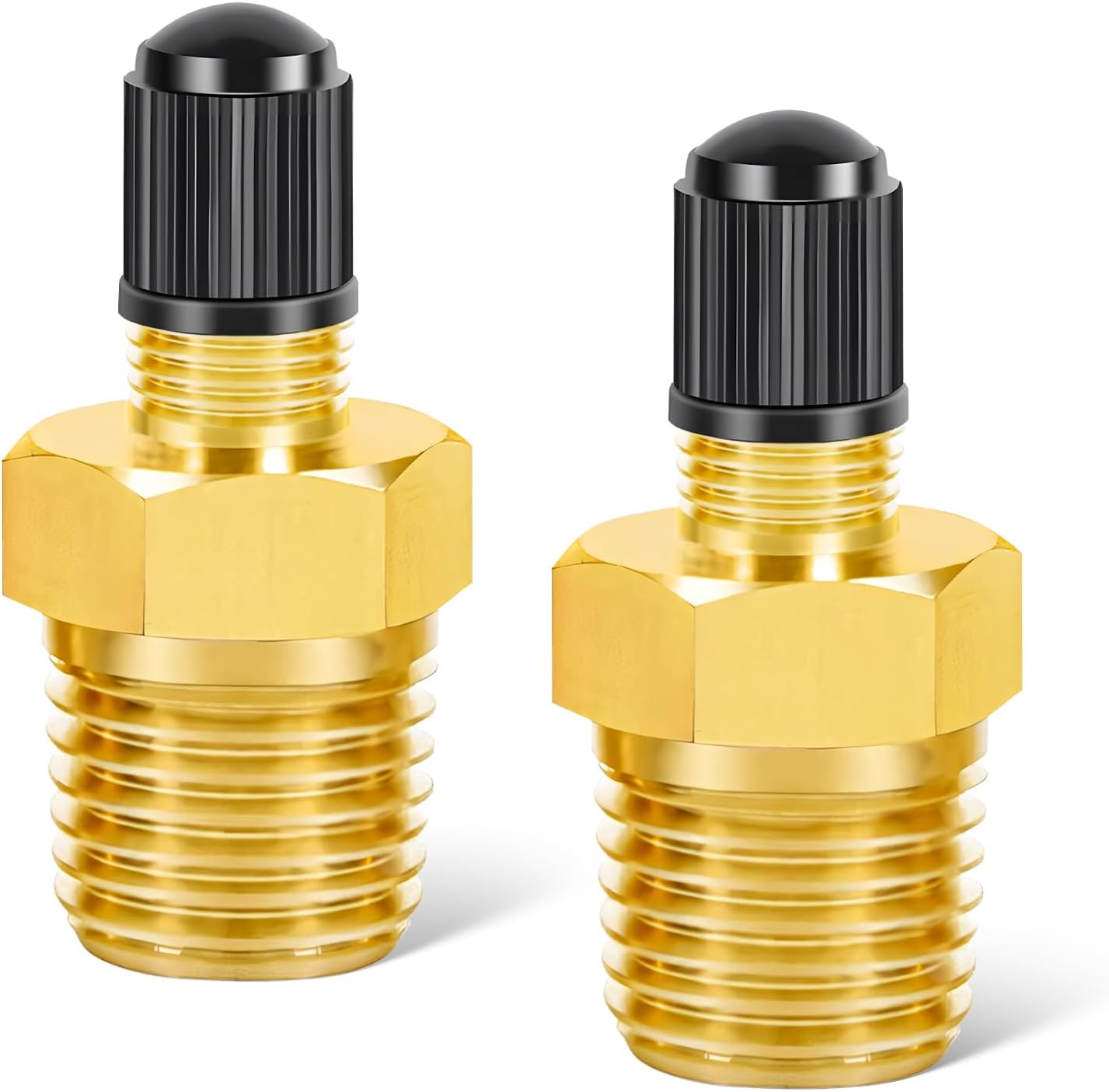 Amazon.com: KHGUZ 2PCS Car Air Inflator Adapter, 1/4" NPT to Standard ...