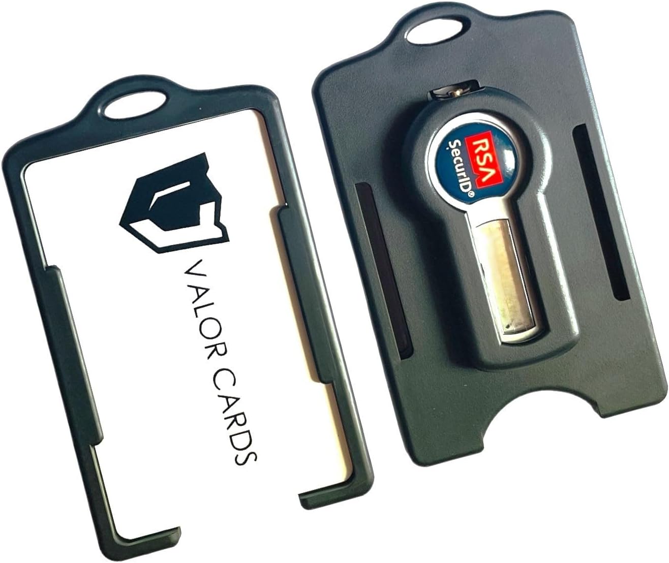 Amazon.com : RSA Token Double Badge Holder (Double, Black) : Office ...