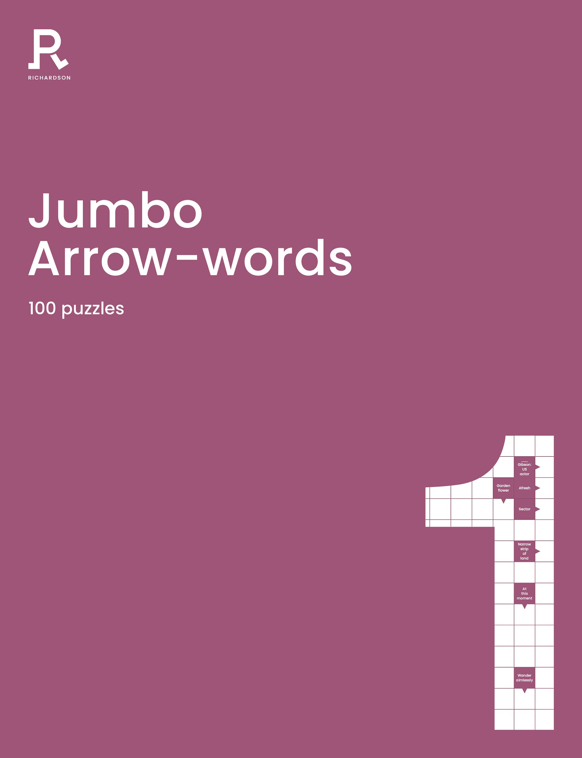 Jumbo Arrow words Book 1: an arrowwords book for adults containing 100 ...
