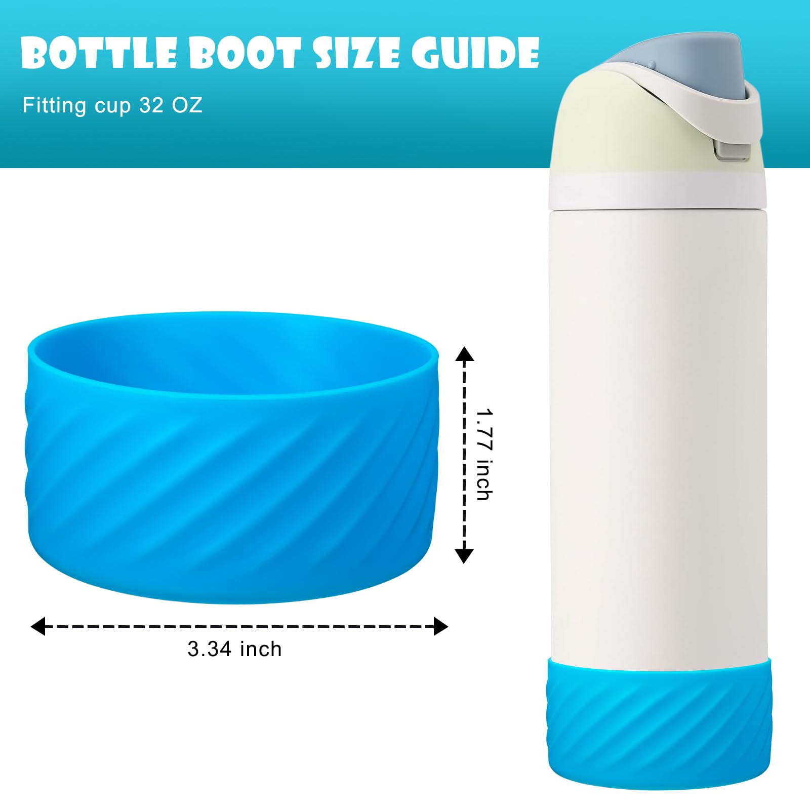Snapklik.com : Silicone Boot For Owala 40 OZ Water Bottle, Boots ...