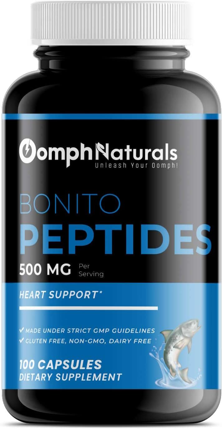 Amazon.com: Oomph Naturals Bonito Peptides, 500mg Bonito Fish Extract ...