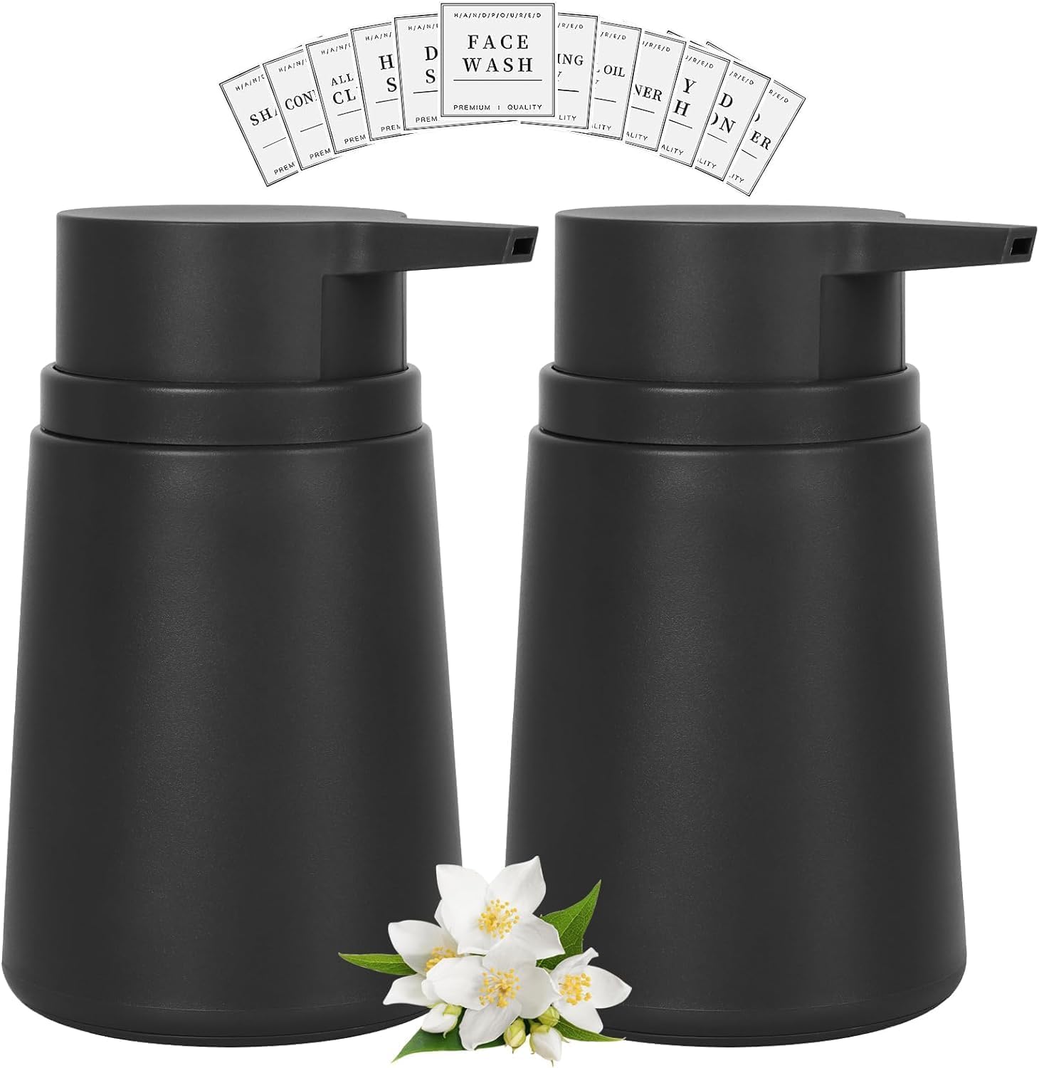 Amazon.com: Plastic Soap Dispenser, 2PCS Soap Dispenser Bottle with ...