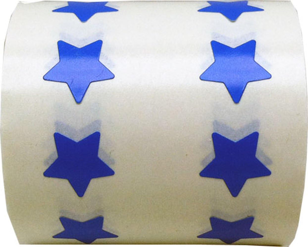 Blue Star Stickers, 13 mm 1/2 Inch Labels 1000 Pack – BigaMart