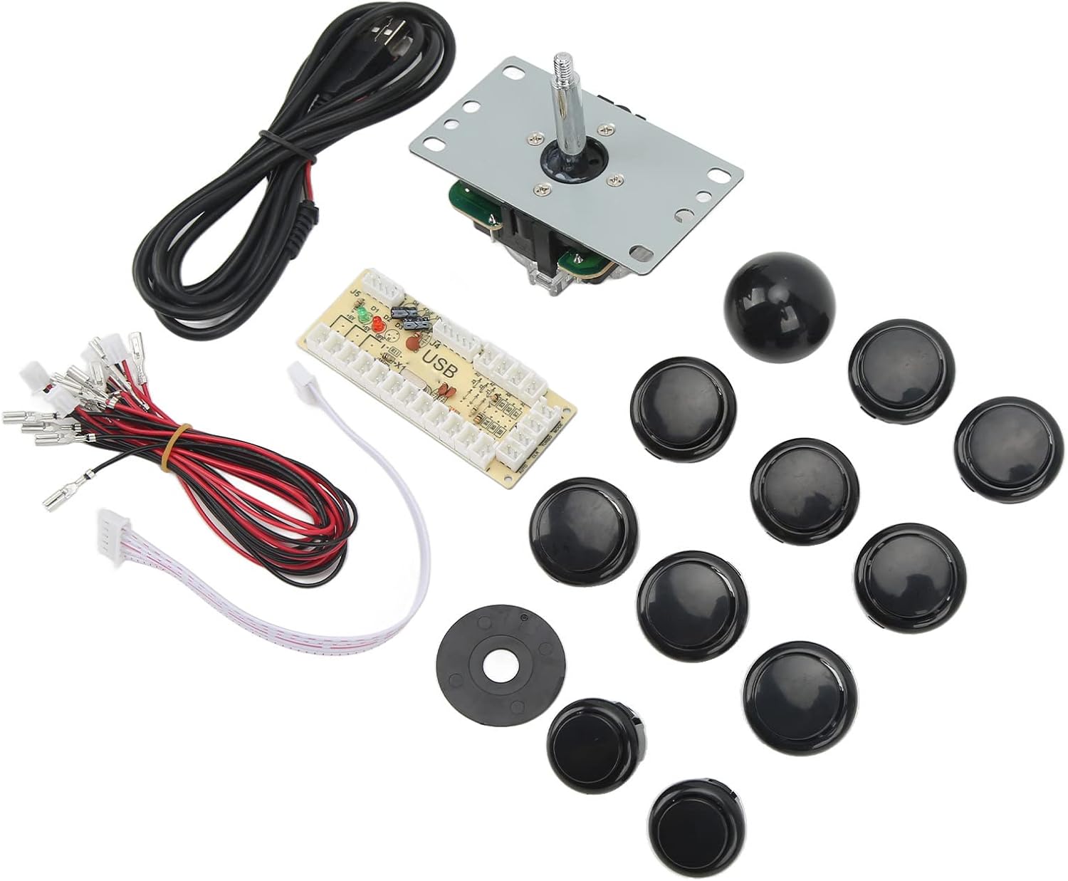 Arcade joysticks kit, DIY plug and play joystick for computer games ...