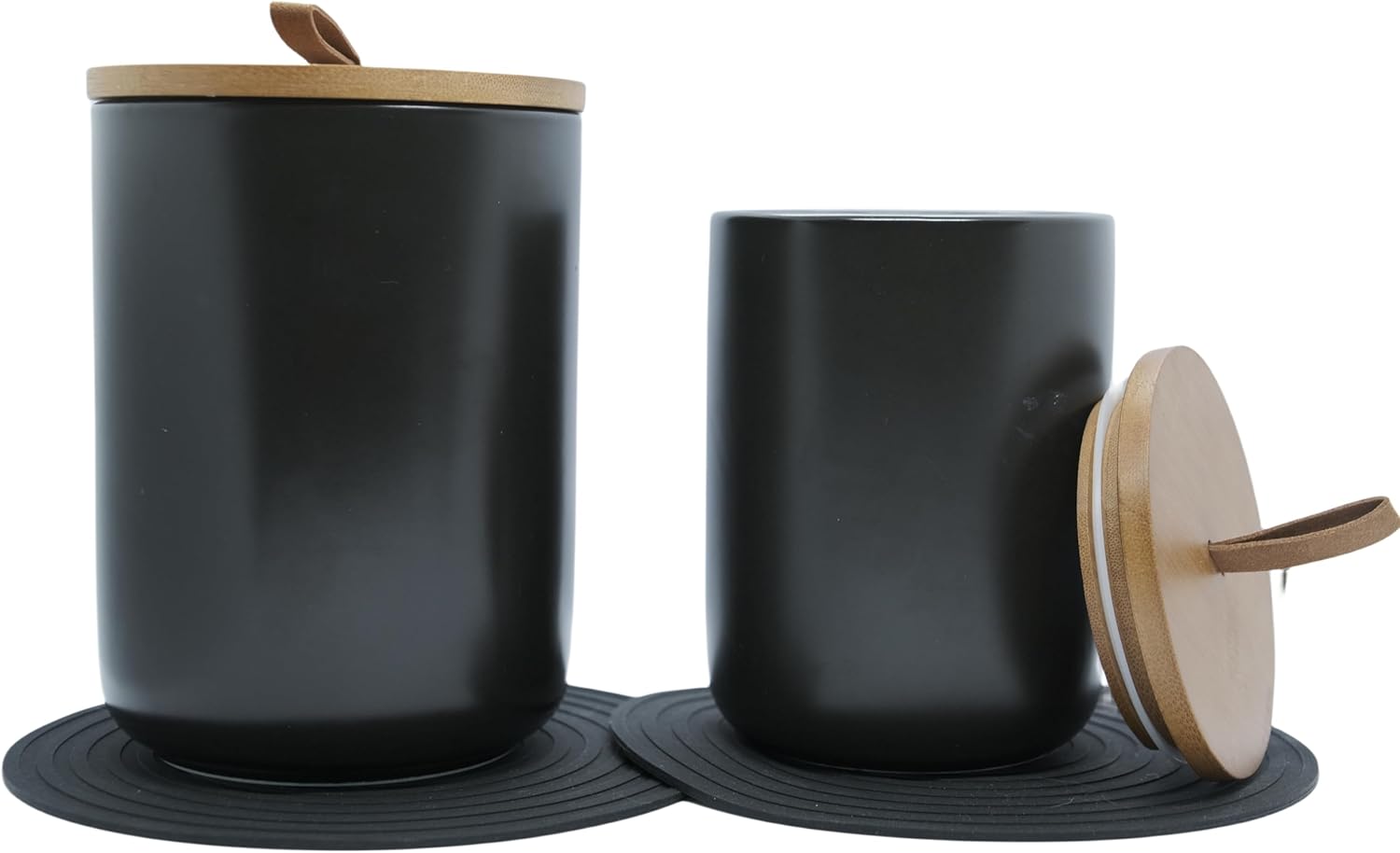 Amazon.com: HYYANGFI Matte Black Utensil Holder, Large 6.3" H and 5.3 ...