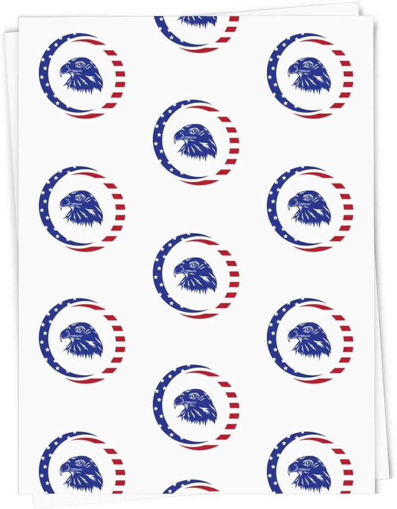 Amazon.com: 5 x A1 'American Eagle Emblem' Gift Wrap/Wrapping Paper ...