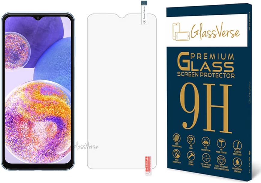 GlassVerse Superd Oleophobic Tempered Glass For Samsung Galaxy A23 5G ...