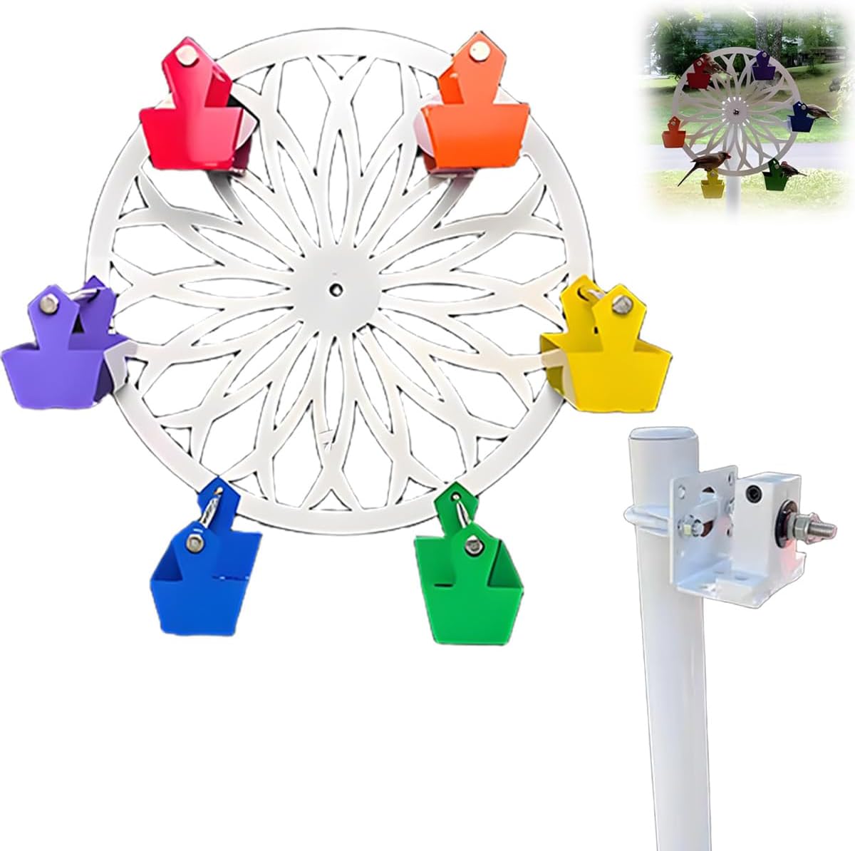 Amazon.com : The Ferris Wheel of Fun for Your Feathered Friend,Whirly ...
