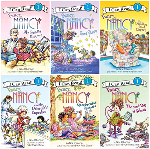 Fancy Nancy Six Book Super Reader Set (I Can Read Book 1) (Includes: Fancy Nancy and the ...
