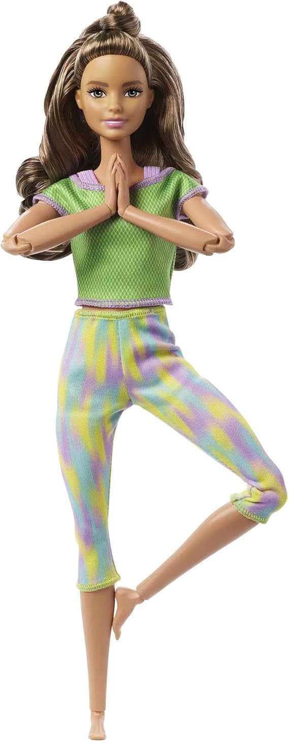 Amazon.com: Barbie Made to Move Doll with 22 Flexible Joints & Long ...