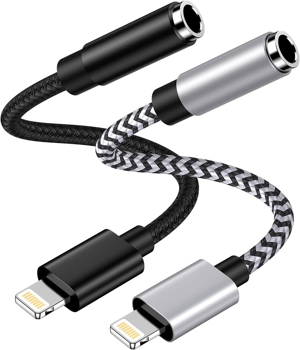 Amazon.com: 3.5mm to Lightning Adapter, Apple Dongle Jack Converter for ...