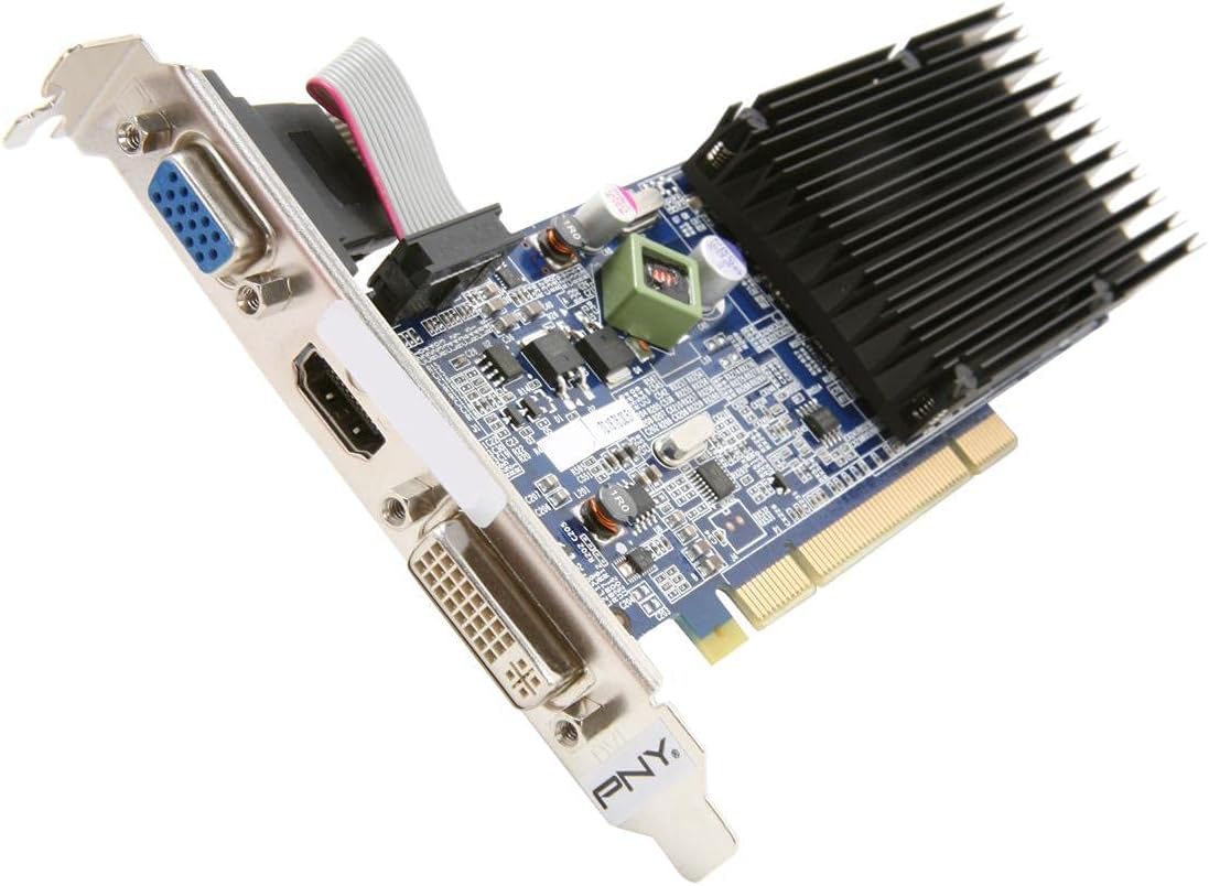 Amazon.com: PNY GeForce 210 1024MB DDR2 PCI-Express 2.0 DVI+VGA+HDMI Low Profile Graphics Card ...