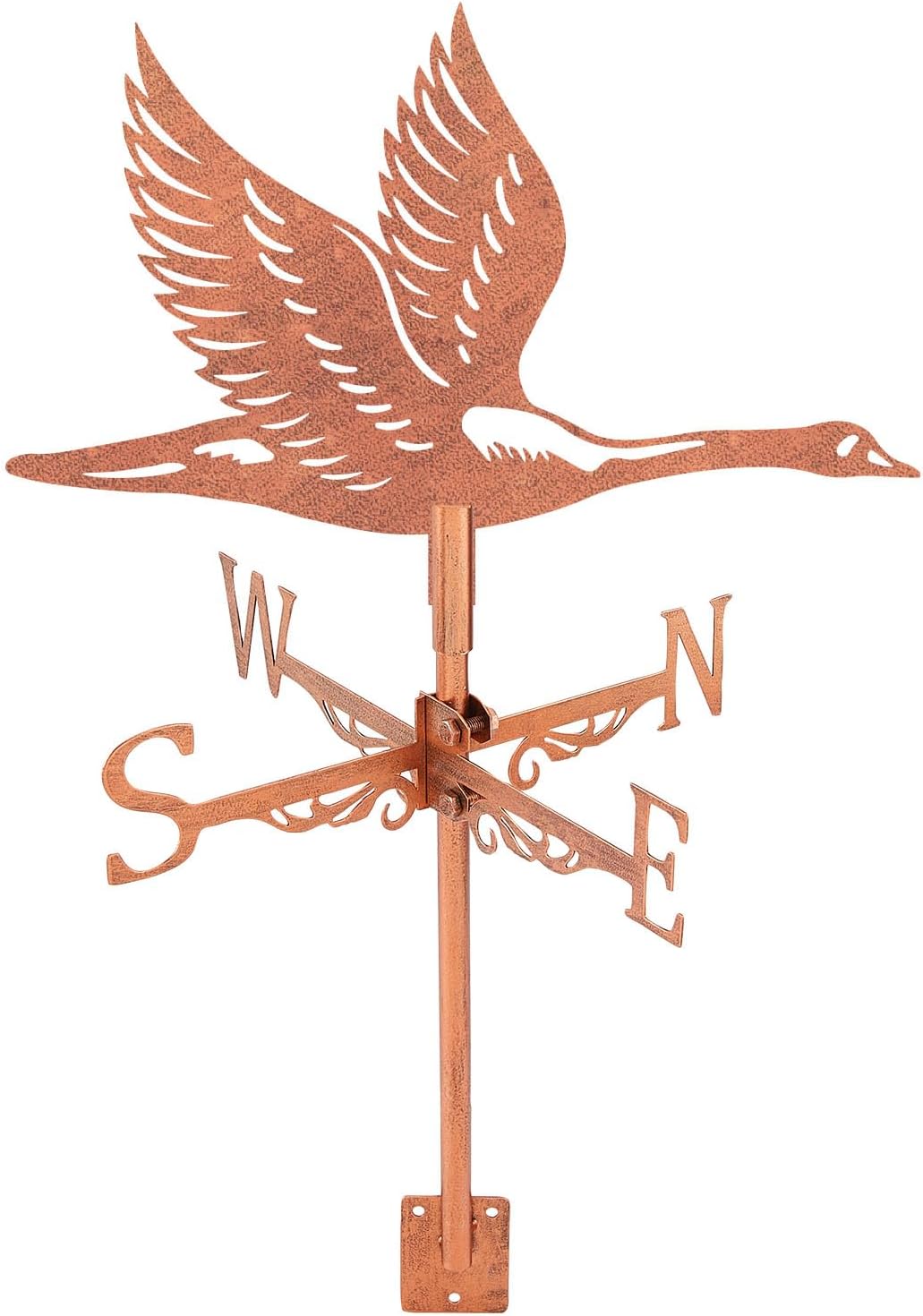 Amazon.com : SUPERDANT Swan Weather Vane Bird Silhouette Metal ...