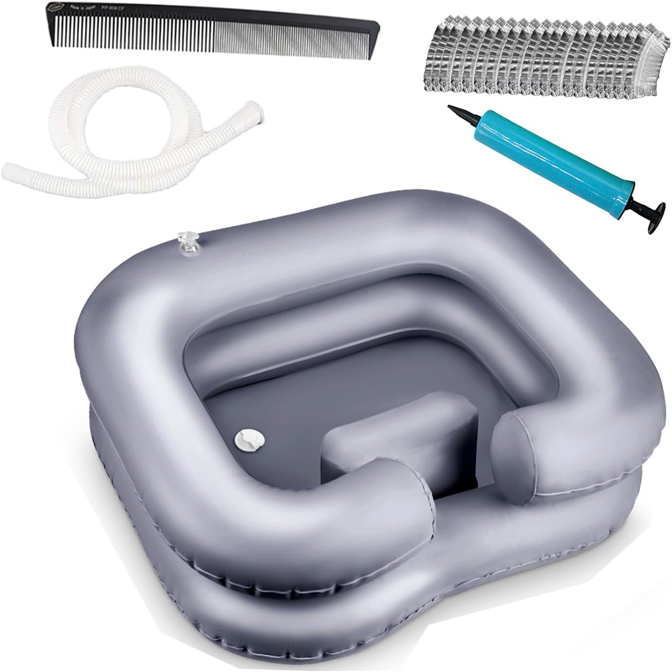 Amazon.com: Inflatable Shampoo Basin - Portable Hair Washing Bowl/Tub ...