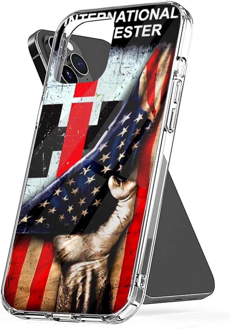Amazon.com: Phone Case Flag Aesthetic American Shockproof International ...